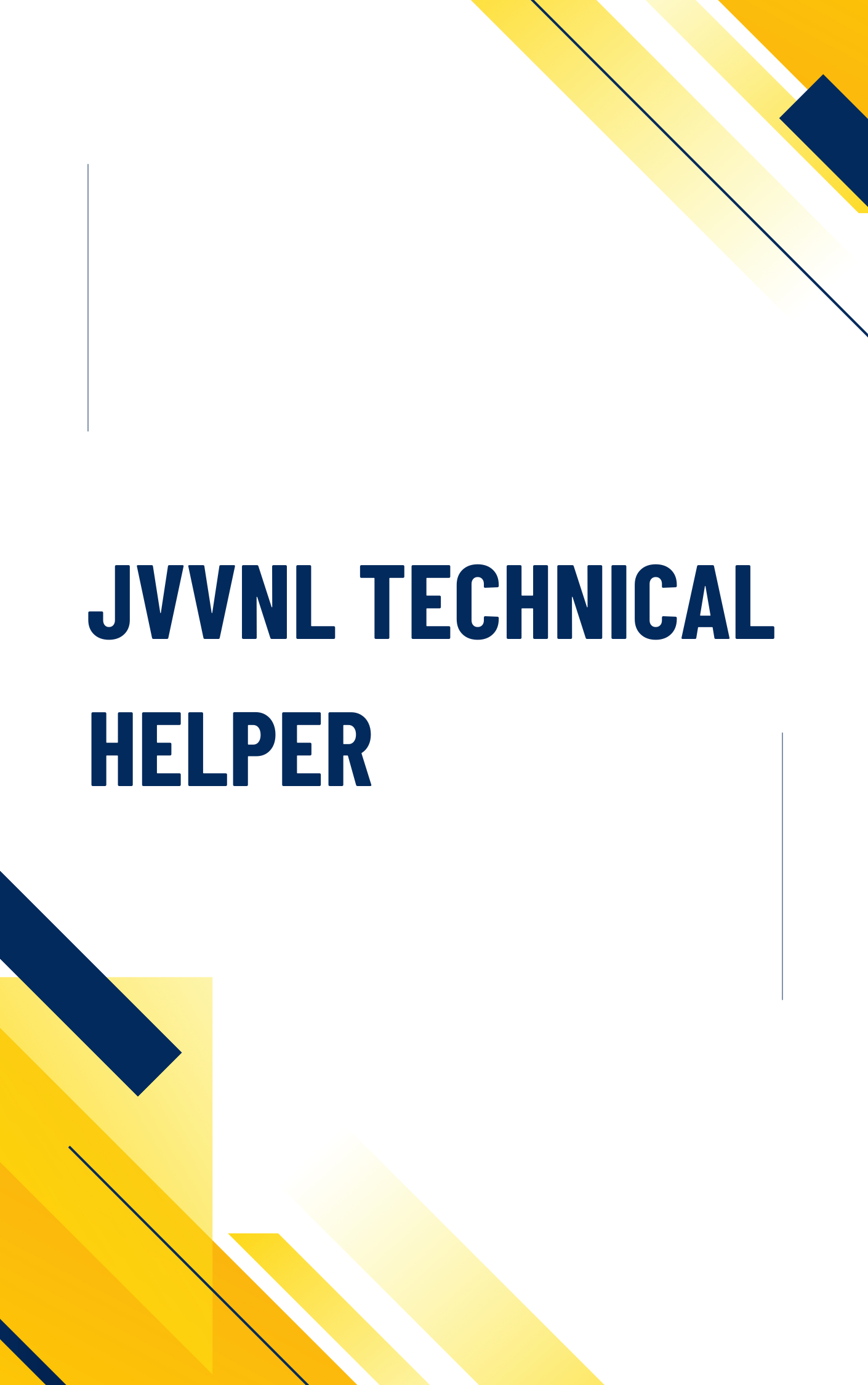 JVVNL Technical Helper Model Paper : Test Series