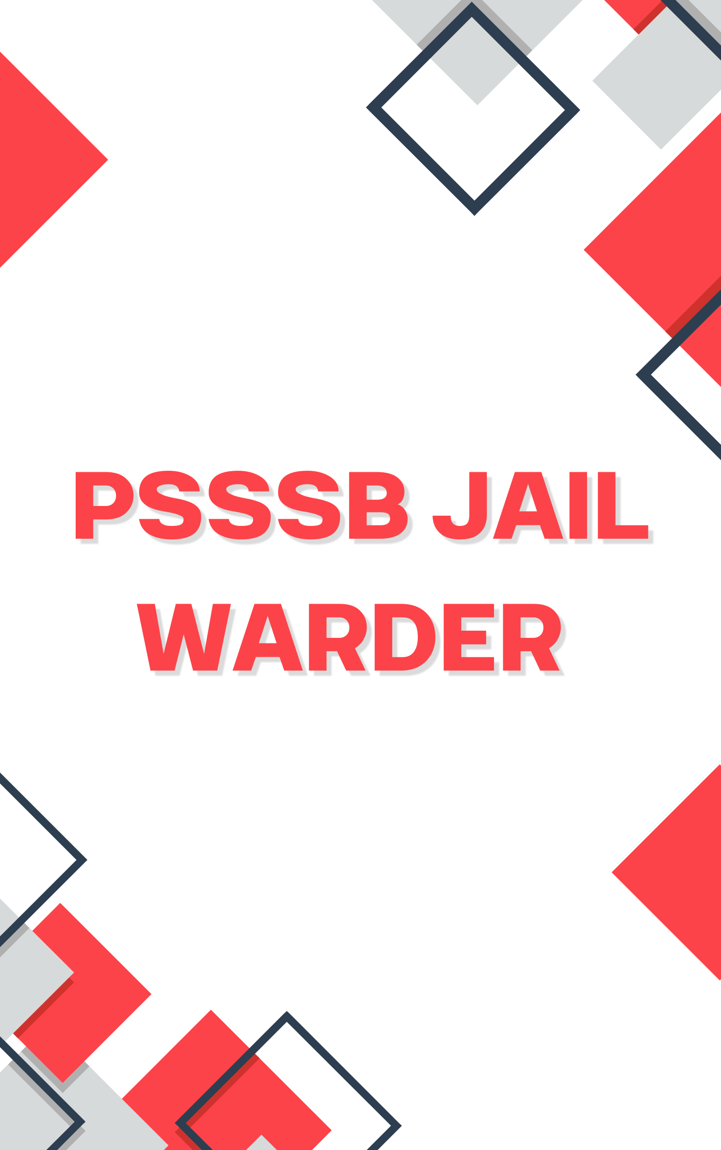 PSSSB Jail Warder Practice Set 2024