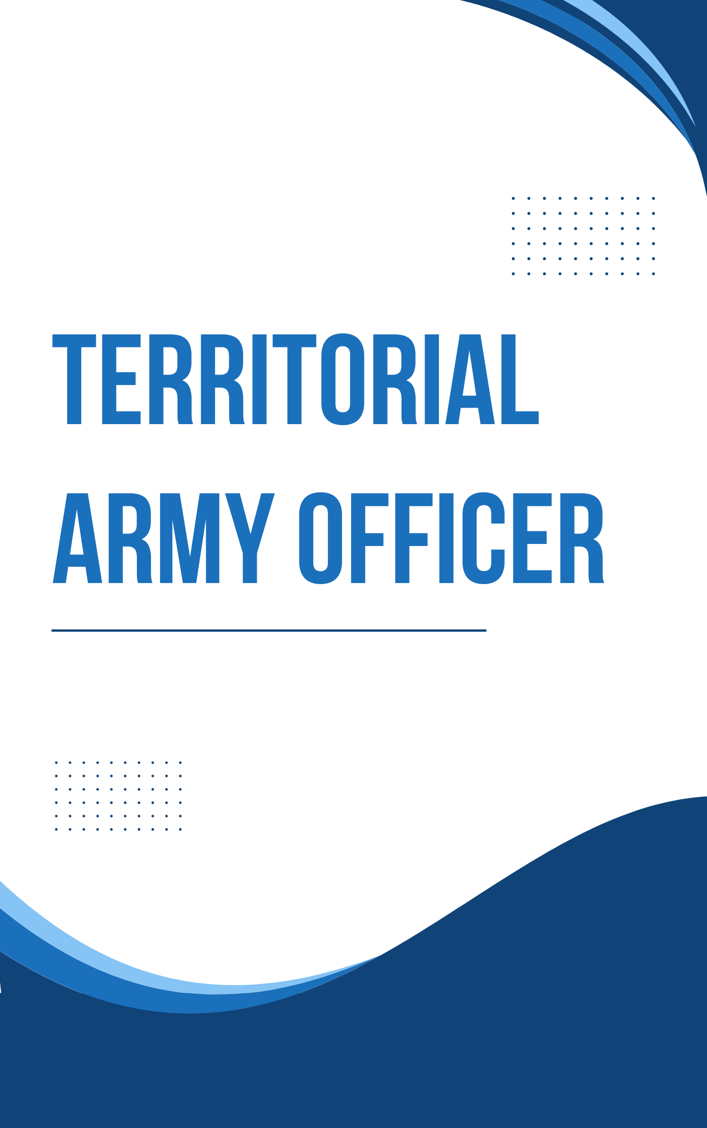 Territorial Army Officer Practice Set PDF
